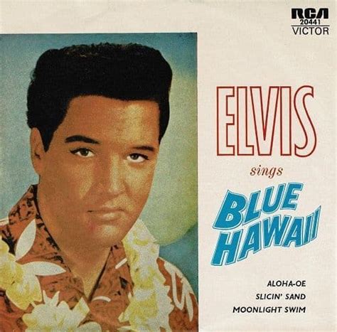 Elvis Presley Blue Hawaii Ep Vinyl Record 7 Inch Australian Rca Victor