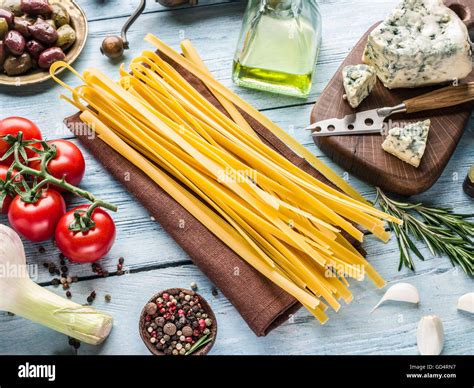 Pasta Ingredients Cherry Tomatoes Spaghetti Pasta Rosemary And