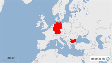 Stepmap Bulgarien Landkarte F R Deutschland