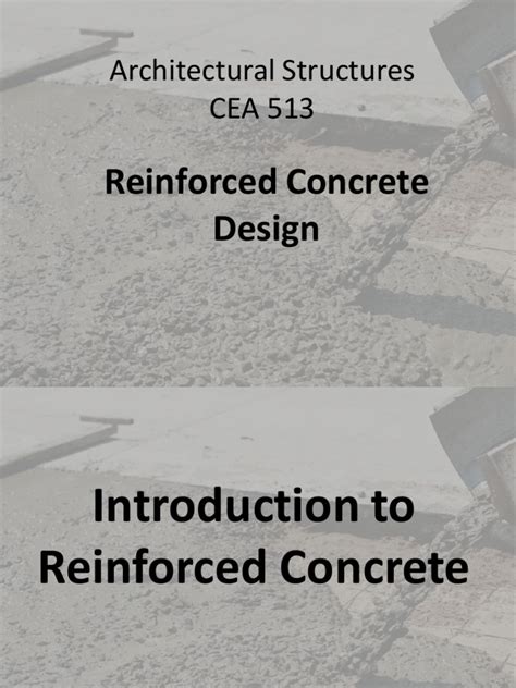 Reinforced Concrete Design Introduction Pdf Beam Structure Bending