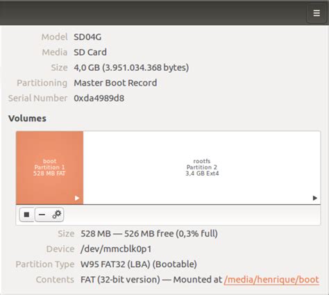 Partitioning The Sd Card — Cooprobo 100 Documentation
