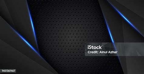 추상 라이트 블루 블랙 스페이스 프레임 레이아웃 디자인 기술 삼각형 개념 회색 텍스처 배경 Eps10 벡터 3차원 형태에 대한 스톡 벡터 아트 및 기타 이미지 Istock