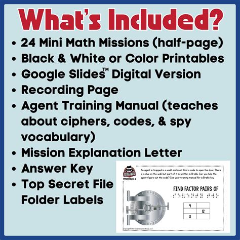 Factors And Multiples Task Card Activities 4th Grade Mini Math Missions