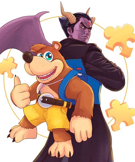 Mishima Kazuya Banjo And Devil Super Smash Bros And 3 More Drawn