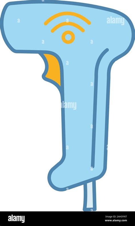 Wireless Barcode Scanning Color Icon Wifi Bar Codes Handheld Scanner Barcodes Reading Device