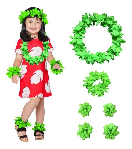 Vestido De Princesa Lilo Hawaiana Disfraz De Lilo Y Stich Diseñopara Niña Ropa De Halloween