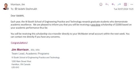 🎉 Exciting News 🎉 Im Thrilled To Share That I Have Been Awarded A Vaidehi Deshmukh 36