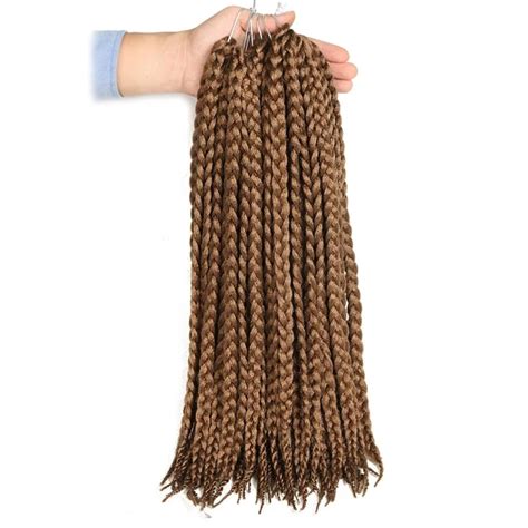 Extensii De Par Codite Impletite Afro Tip Box Braids Culoarea Saten Mediu 61 Cm Par Sintetic