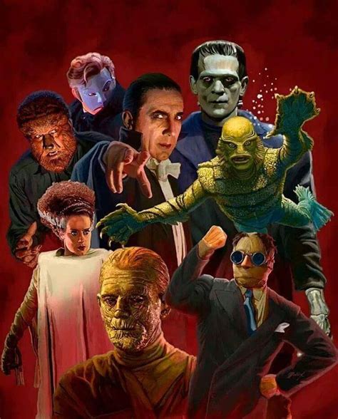 Universal Classic Monsters Art The Universal Classics By Daniel