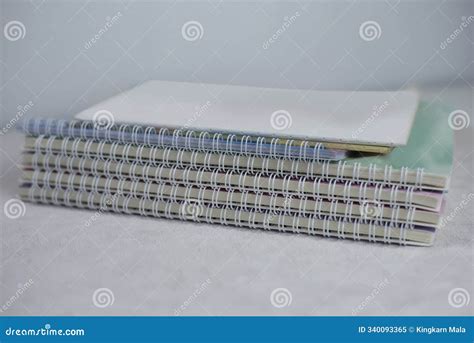 Many Notebooks Stacked On Top Of Each Other Ready To Take Notes Or