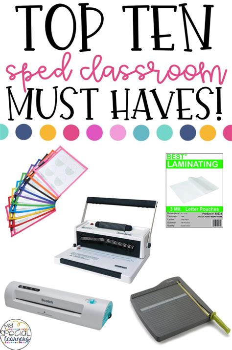 Top 10 Must Haves For Special Education Classroom