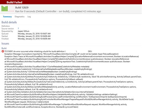 Broken XAML Builds With Error TF215097 Jasper Gilhuis