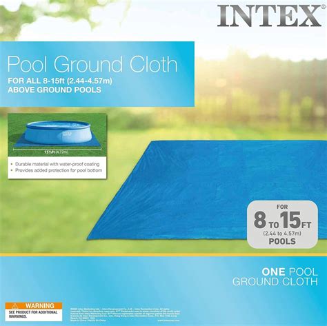 Intex Pool Ground Cloth For 8ft To 15ft Round Above Ground P Buy Best