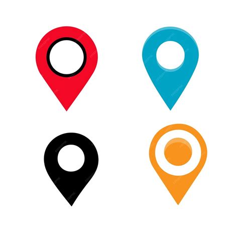 Premium Vector Map Pin Location Icons Modern Map Markers Vector