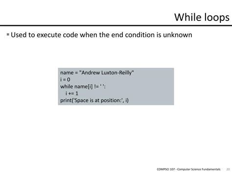 PPT COMPSCI 107 Computer Science Fundamentals PowerPoint Presentation