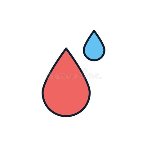 Drop Vector Icon Stock Vector Illustration Of Background 278960424