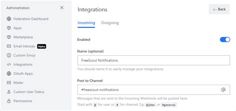 Rocket Chat Notifications Module FreeScout