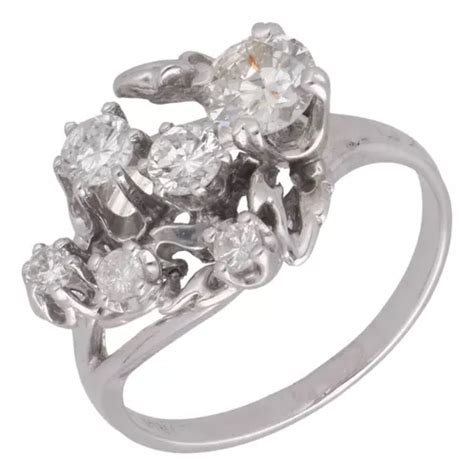 Anillo De K Oro Blanco Gramos