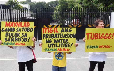 Protest Held In Maynilad Office Over Water Service Interruption The Manila Times