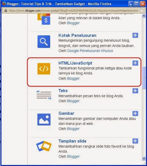 Tutorial Membuat Menu Navigasi Horizontal Sederhana Di Blog Dengan