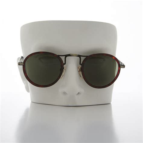 Round Gentlemens Victorian Hybrid Aviator Vintage Sunglass Gatsby 2