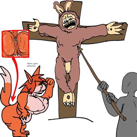 Rule 34 Anonymous Male Breasts Out Crucified Crucifixion English English Text Fat Ass Fat