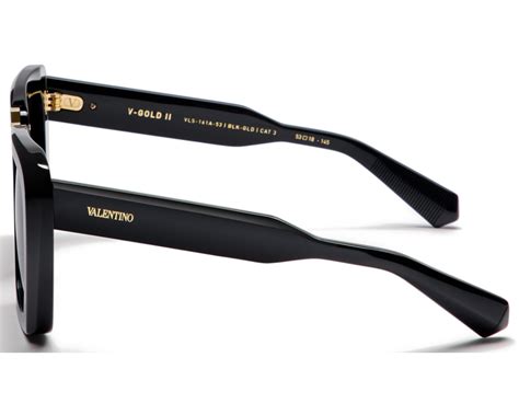Sunglasses Valentino Gold Ii Frame Color Black