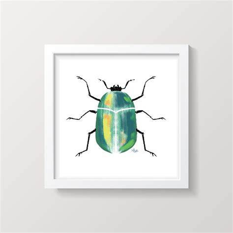 Junebug Beetle Print Etsy