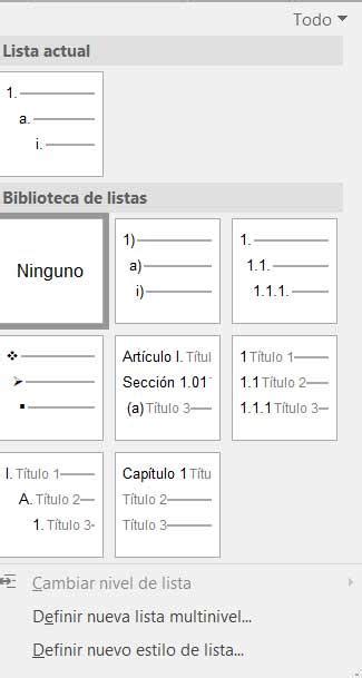 Listas en Word tipos cómo hacer una lista y personalizarla