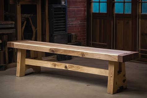 Bench With A Lap Joint Top Premium Ai Generated Image