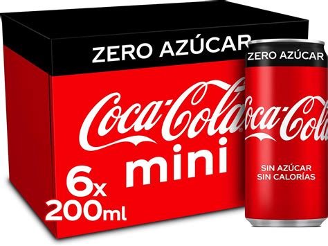 Coca Cola Zero Zucchero 6 X 200 Ml Amazon It Alimentari E Cura