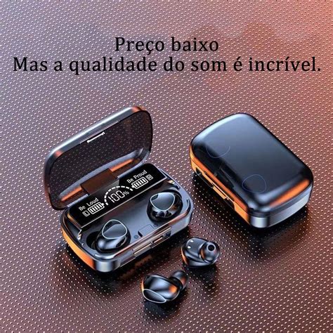 M10 Fone De Ouvido Bluetooth 51 Sem Fio Tws Touch Noise Reduction