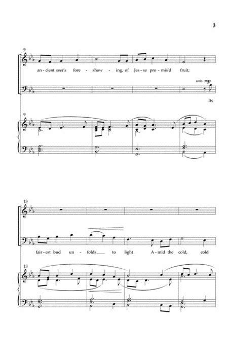 A Spotless Rose 4 Part Sheet Music Sheet Music Plus