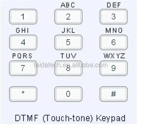 Taidacent Dt210 Dtmf解码编码器dtmf Lcd显示仪表双音多频音频解码数字显示