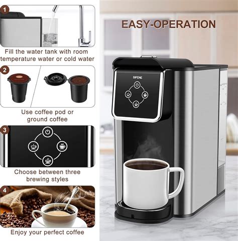 Buy SiFENE Single Serve Coffee Maker Personal Coffee Brewer Machine 3