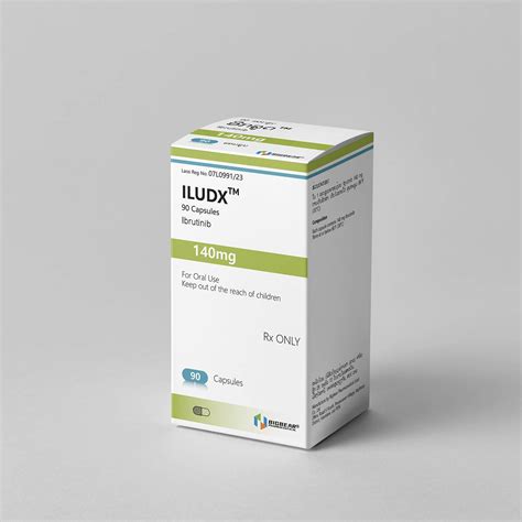 依鲁替尼 Iludx Ibrutinib 140mg老挝大熊制药责任有限公司