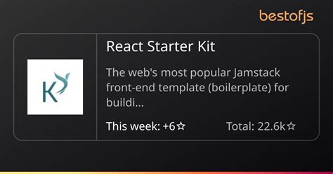 Best Of Js • React Starter Kit