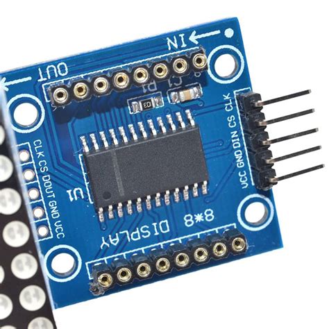 Youmile 8×32 Dot Matrix Single Blue Light Mcu Control Led Display Module For Arduinomcu51avr