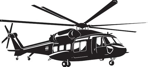 Premium Vector Tactical Huey Military Chopper Symbol Militant Airborne Army Copter Vector Design