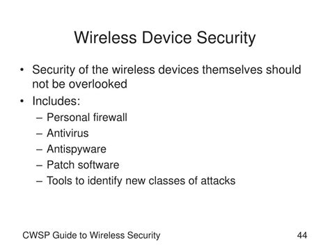 Ppt Cwsp Guide To Wireless Security Powerpoint Presentation Free Download Id 5350826