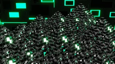 Premium Photo 3d Render Abstract Technology Big Data Background