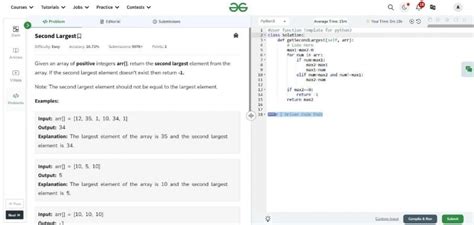Geeksforgeeks Bvritn Dsa Geeksstreak2024 Amara Shivateja