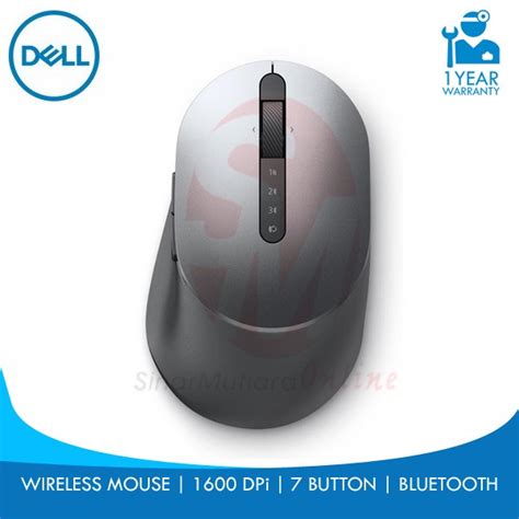 Jual Mouse Multi Device Dell Ms5320w Wireless Bluetooth 1600 Dpi