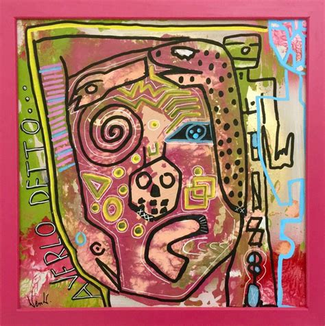 Enzio Wenk Untitled By Enzio Wenk 2017 Acrylic Paint On Masonite