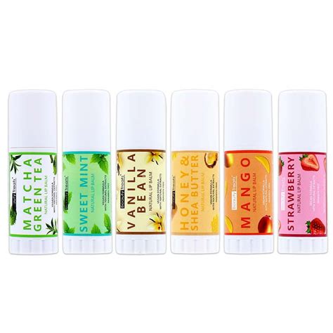 Beauty Treats Natural Lip Balm Set 5g 6 Count