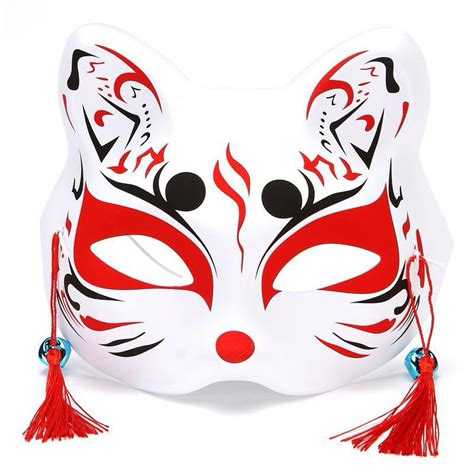 Jual Topeng Anime Cosplay Kitsune Japanese Rubah Bunsakai Anbu Rubah