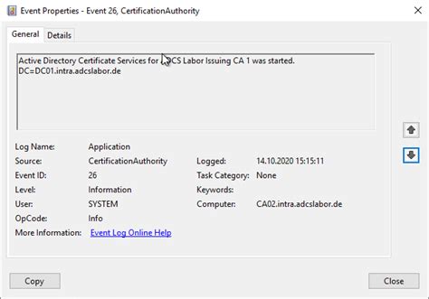 Details Of The Event With Id 26 Of The Source Microsoft Windows