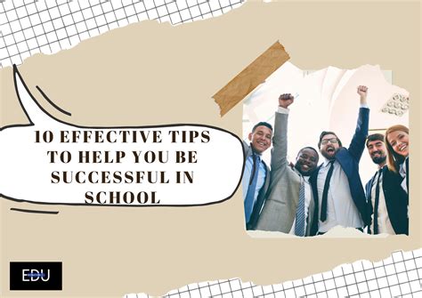 10 Effective Tips To Help You Be Successful In School