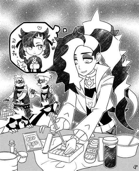Marnie Morpeko Morpeko Piers Galarian Zigzagoon And More Pokemon And More Drawn By
