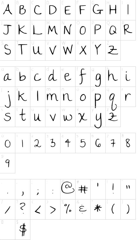 The Girl Next Door Font Details